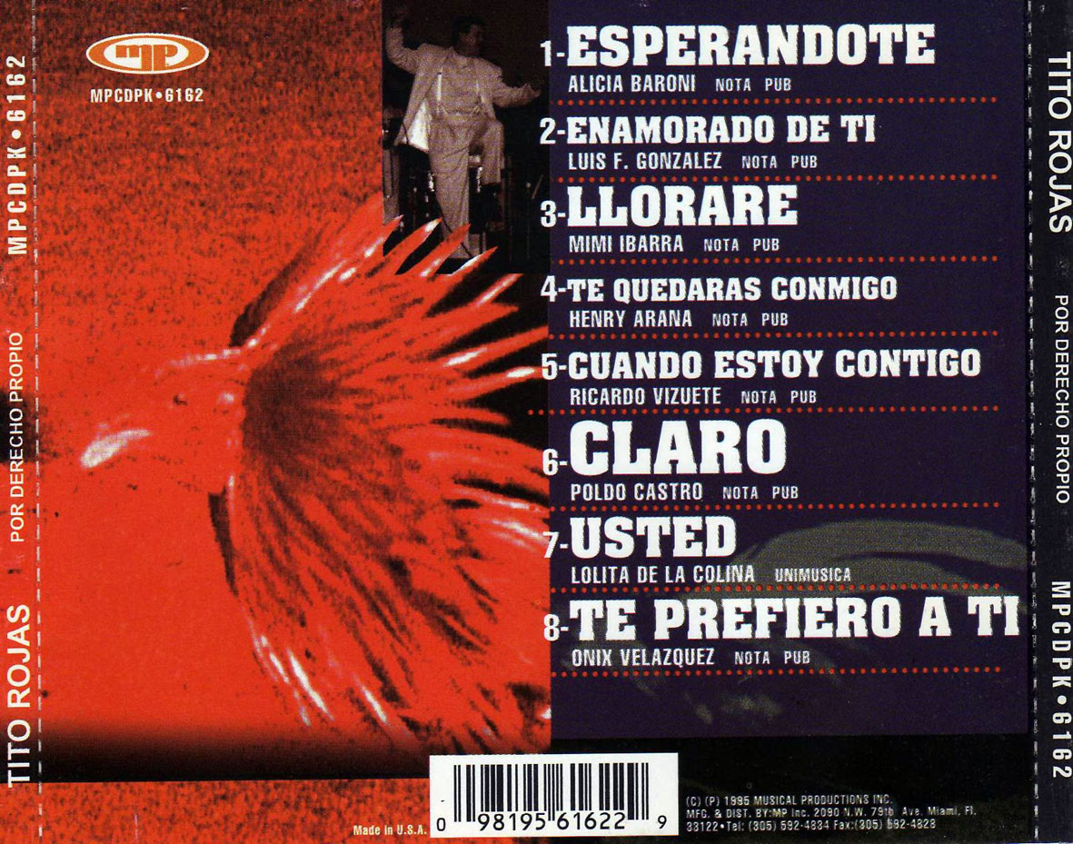 EL PUNTO SALSERO: TITO ROJAS-DISCOGRAFIA