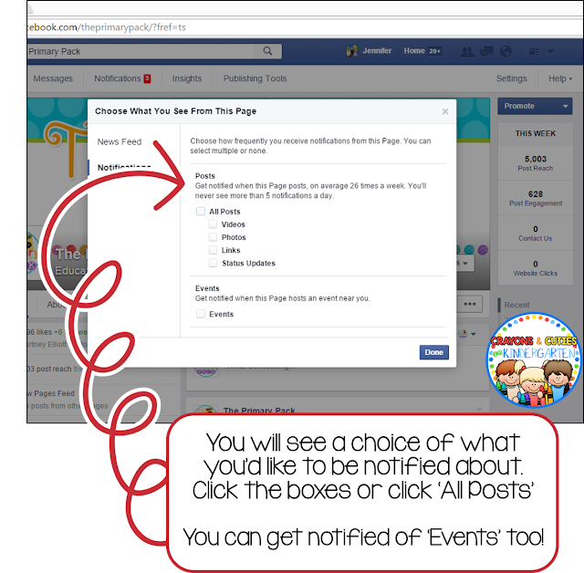 The Primary Pack: How To NEVER Miss A Facebook Post Again!