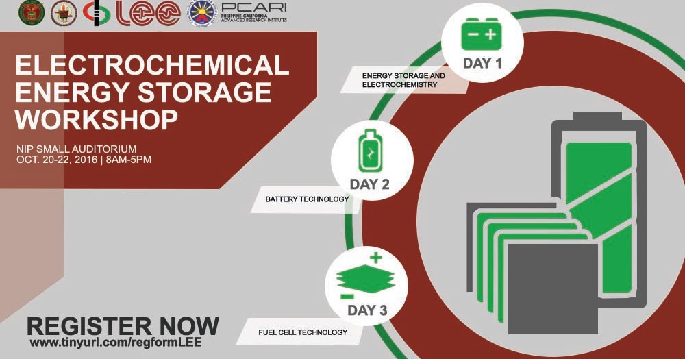 PCARI Project: Register now for the 2016 National Electrochemical ...
