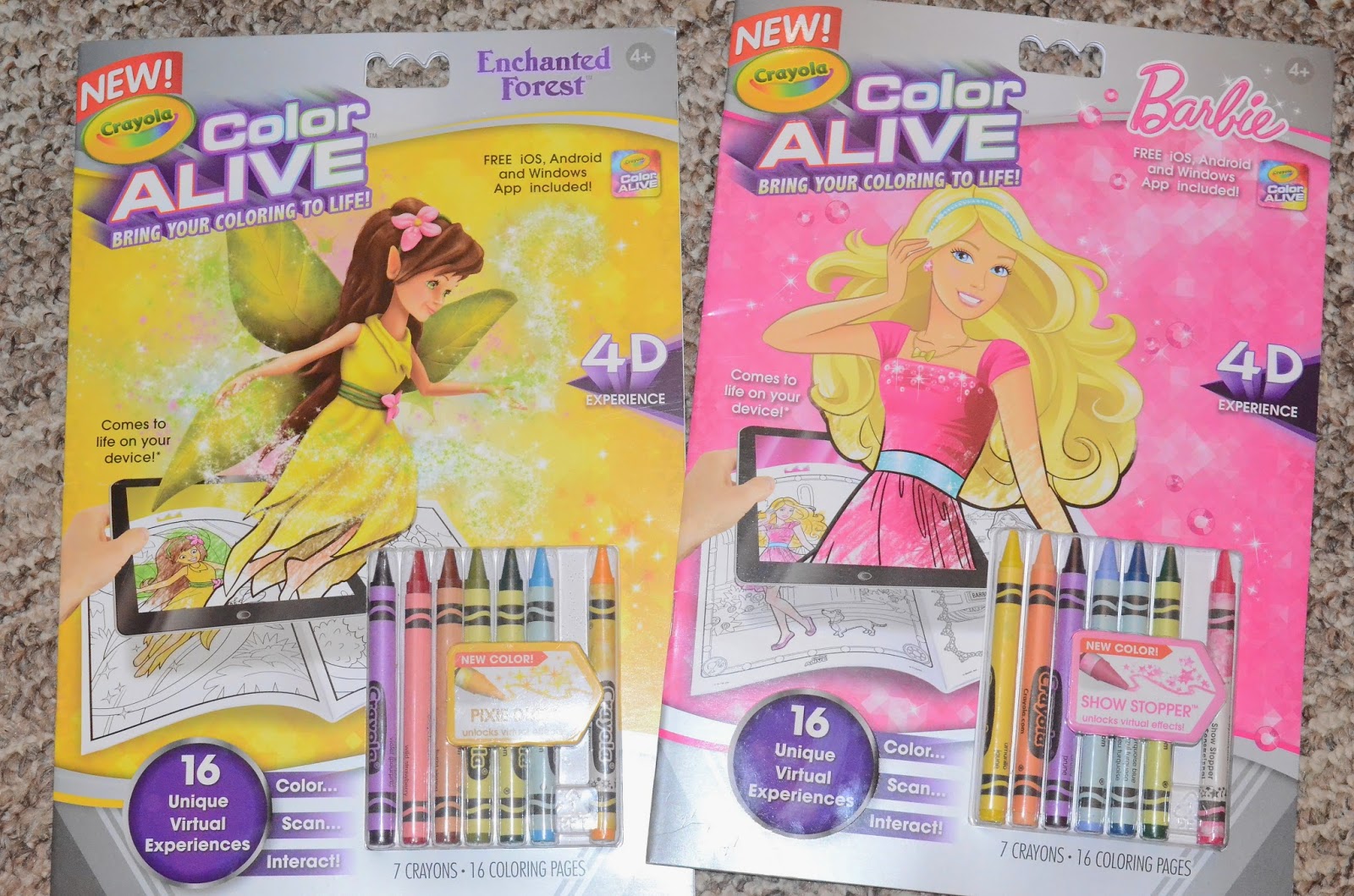 Crayola Color Alive Coloring Pages Barbie