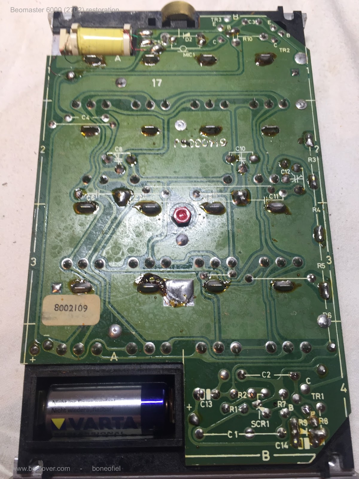 beolover: Beomaster 6000 (2702) restoration: restoring the Commander - remote controller