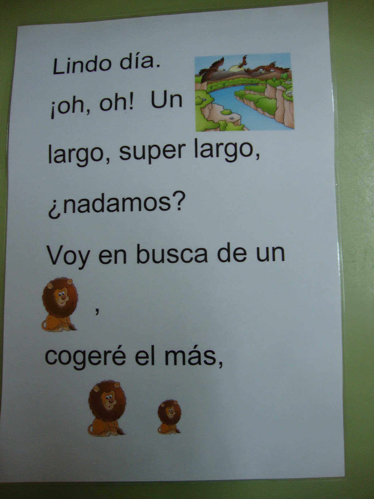 EL ARCO IRIS DE MI COLE: VOY EN BUSCA DE UN LEÓN EL ARCO IRIS DE MI COLE: VOY EN BUSCA DE UN LEÓN