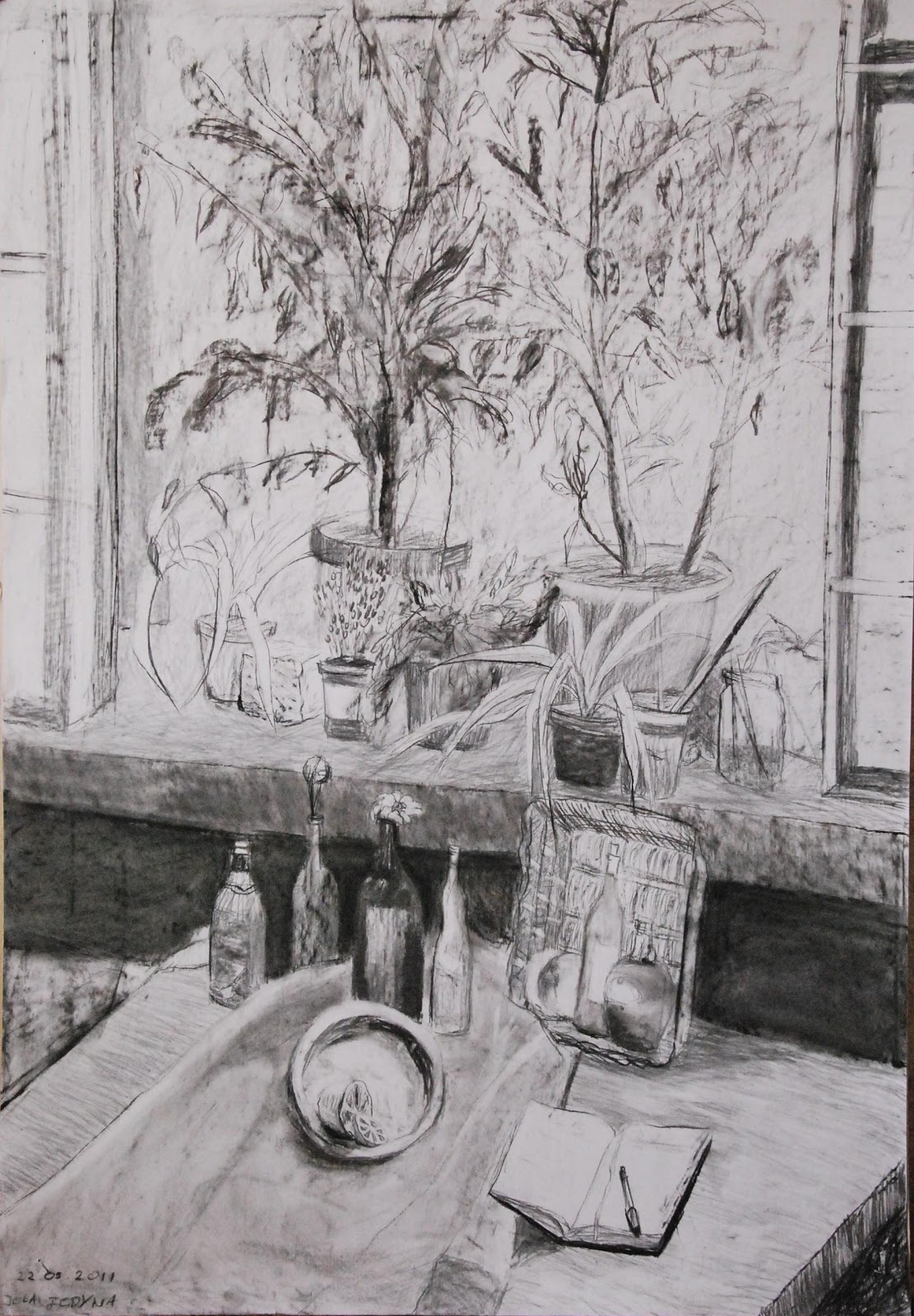 Portfolio: Rysunek - martwa natura