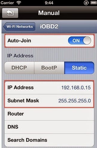 OBD2 iPhone