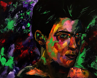 Daily Painters Abstract Gallery: Mark Adam Webster - Portrait Painting ...