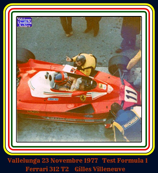 Vallelunga Unofficial Archive: FOTO - 23 Novembre 1977, Test Ferrari ...