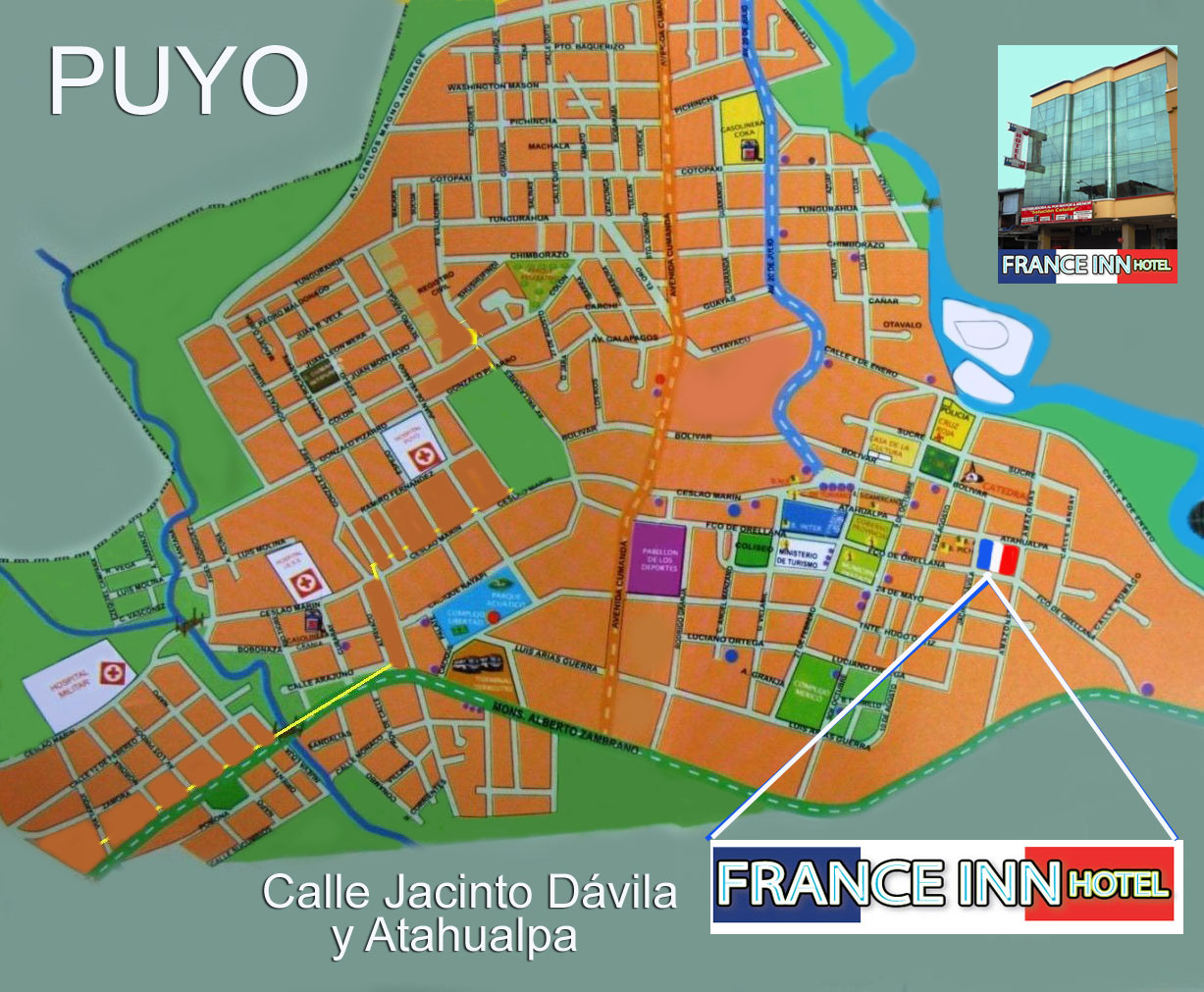 :) LUGARES TURISTICOS DE PASTAZA: EL PASEO TURISTICO DE RIO PUYO