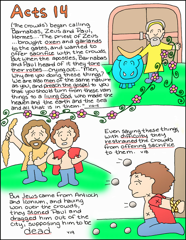 Doodle Through The Bible: Acts 14