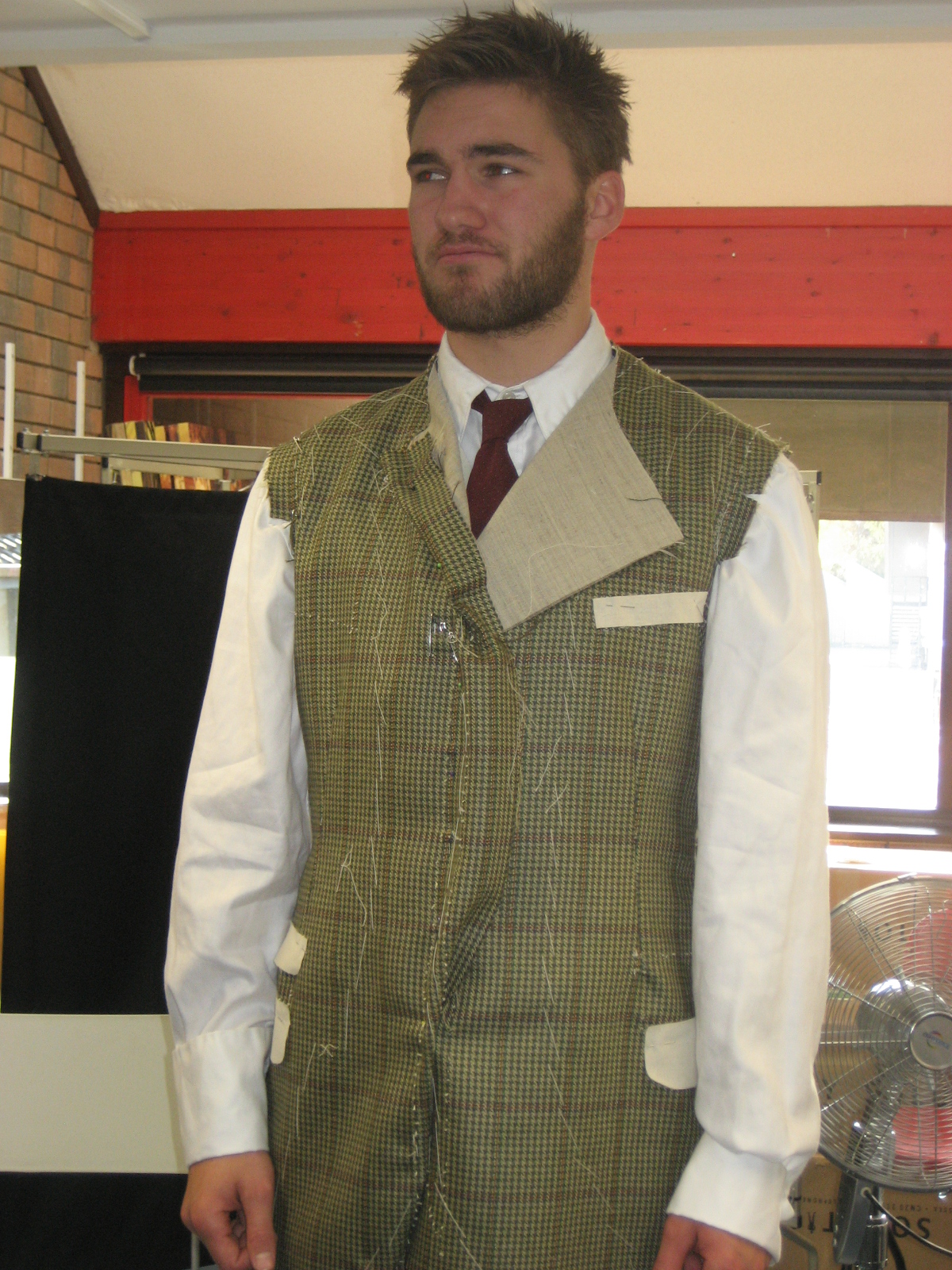 Rosebud Costume Blog: Narrator first fitting