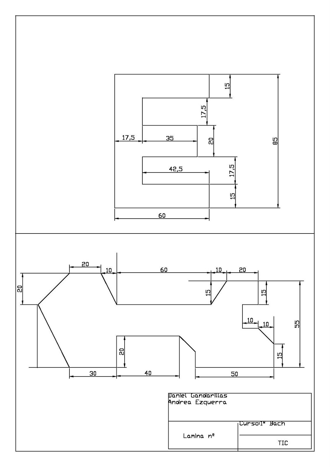 ANDREA EZQUERRA: Láminas autocad