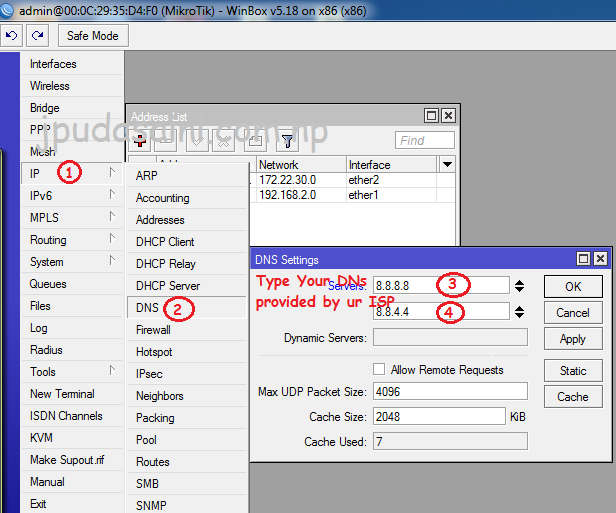 Basic Configuration Mikrotik Router