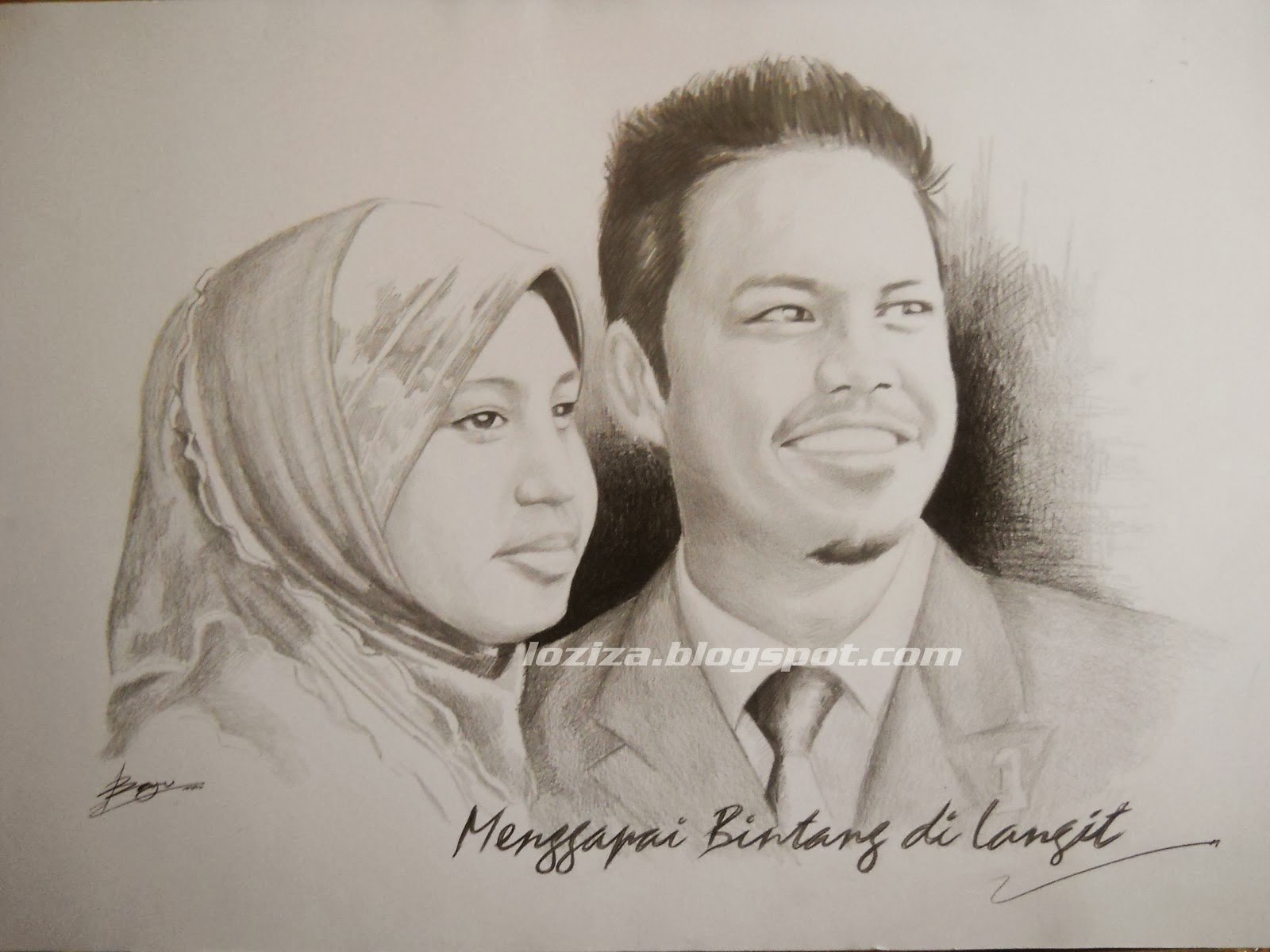 ABADIKAN KENANGAN DENGAN EKSKLUSIVITI SEBUAH LUKISAN POTRET: lukisan ...