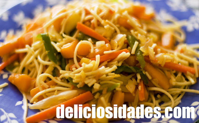 deliciosidades: Wok (improvisado) de hortalizas y calabaza.