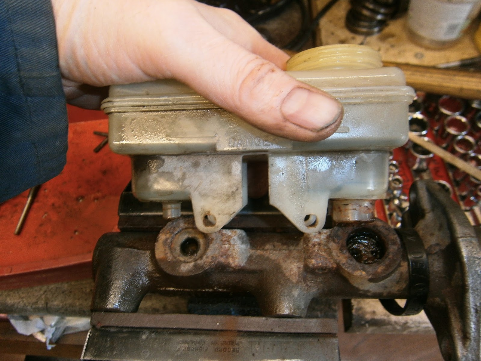 Lotus Excel Restoration: Brake Master Cylinder (MC) Tag number 66163 ...