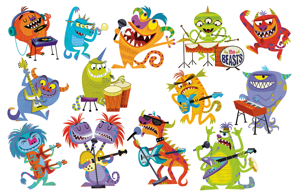 Pinzellades al món: Vaja monstres més il·lustrats! / Vaya monstruos más ...