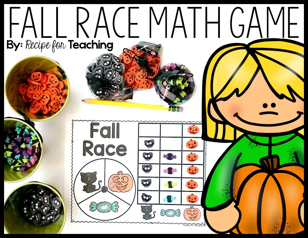 Fall Race Math Game - Recipe for Teaching