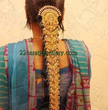 Gold Jada with Emeralds (Choti Designs) - Jewellery Designs