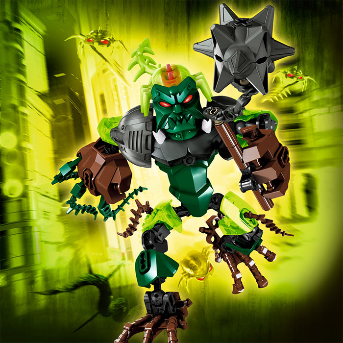 The Lego King: All Hero Factory Brain Attack monsters!