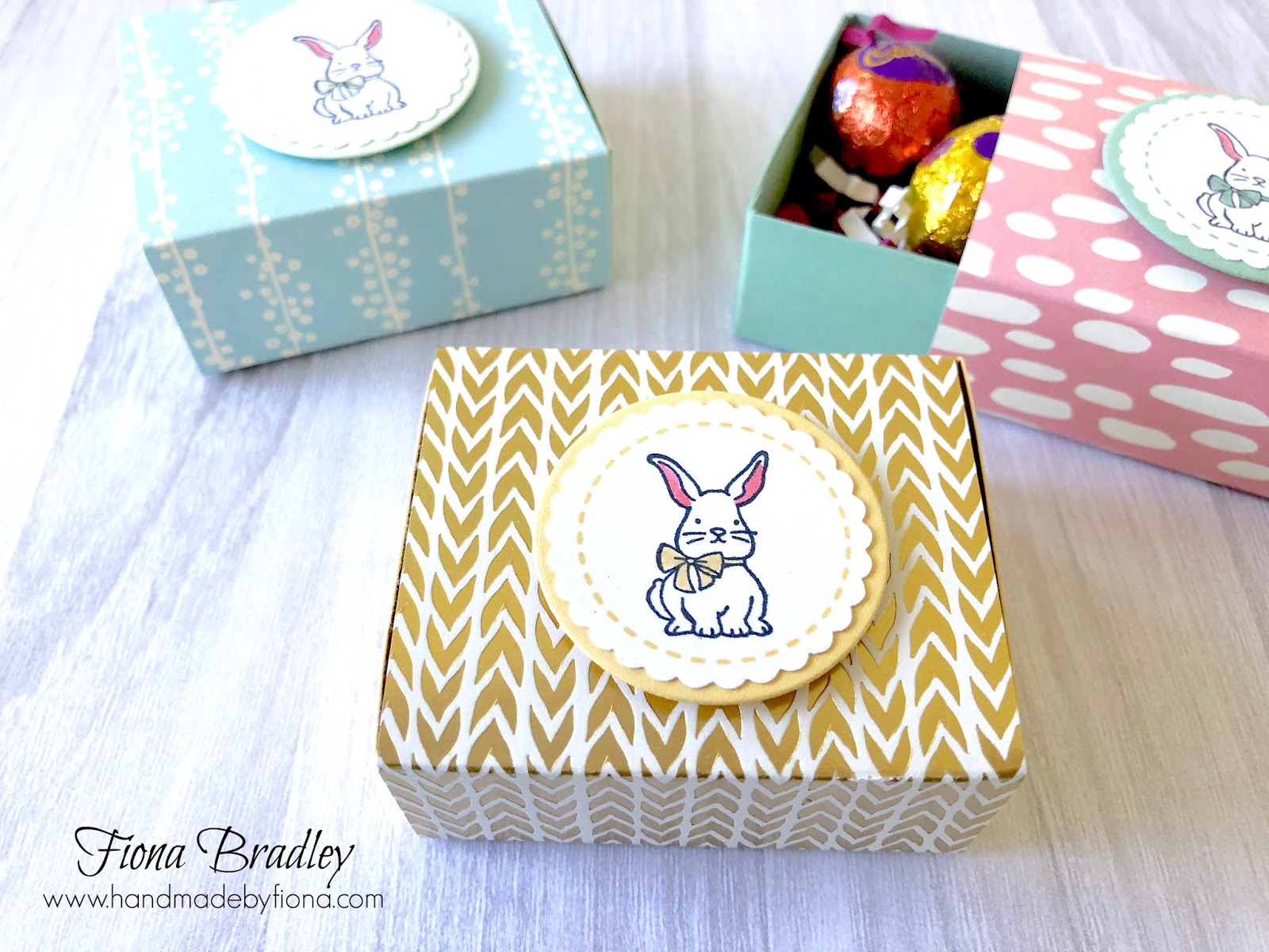 Quick Easter Egg Treat Boxes - Handmade by Fiona