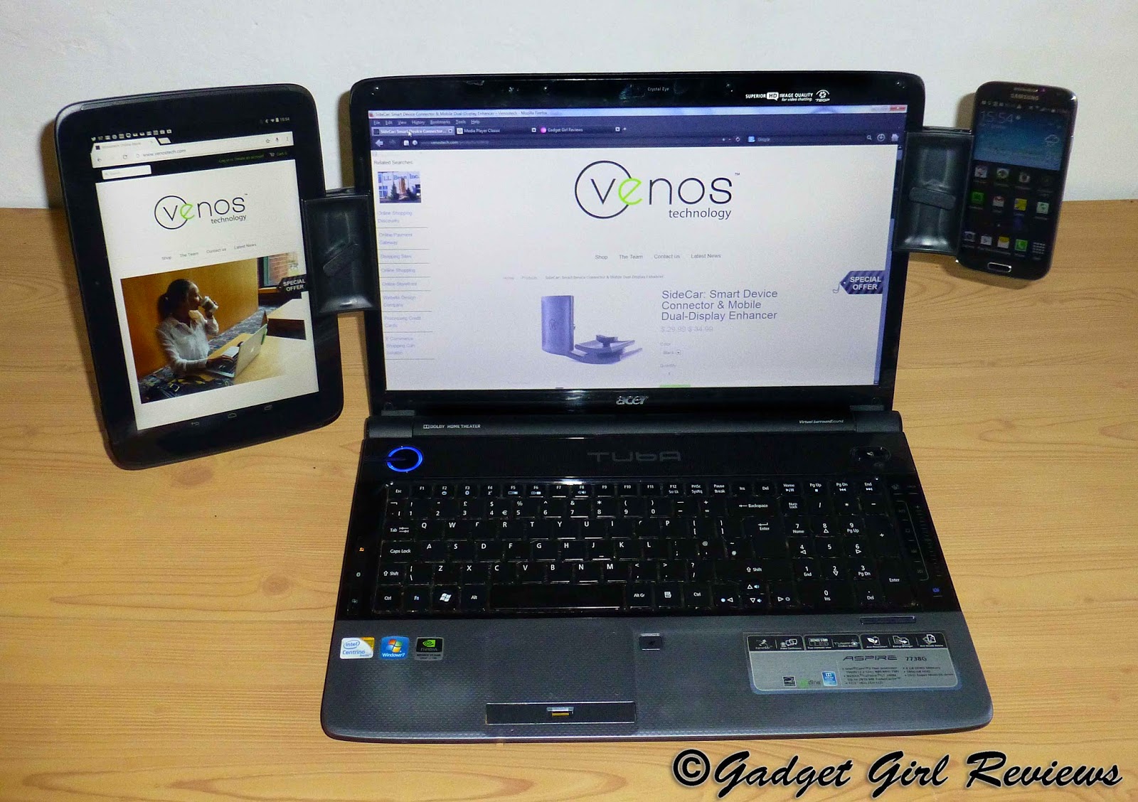 Sidecars Venostech smart devices for mobile dual displays Review ...