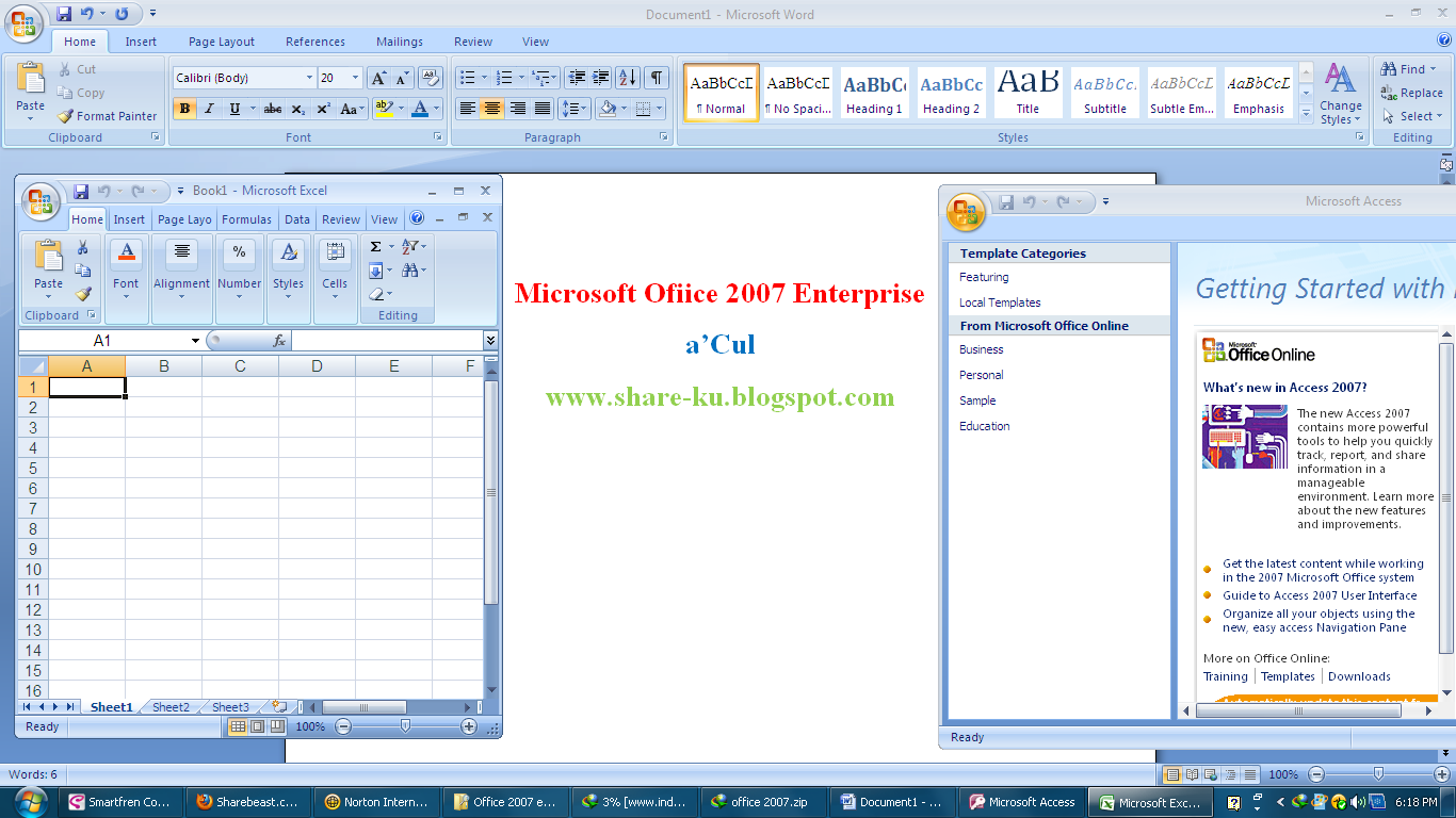Download free software Microsoft Office 2007 Enterprise Edition ...