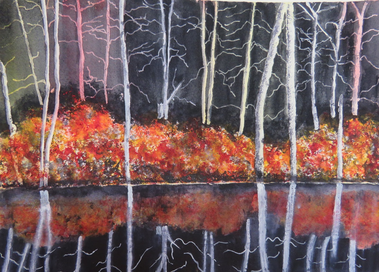 Cheryl Johnson Art: Finished paintings from October 12th Classes