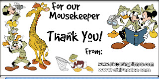 Picturing Disney: Mousekeeping & Tip Envelopes