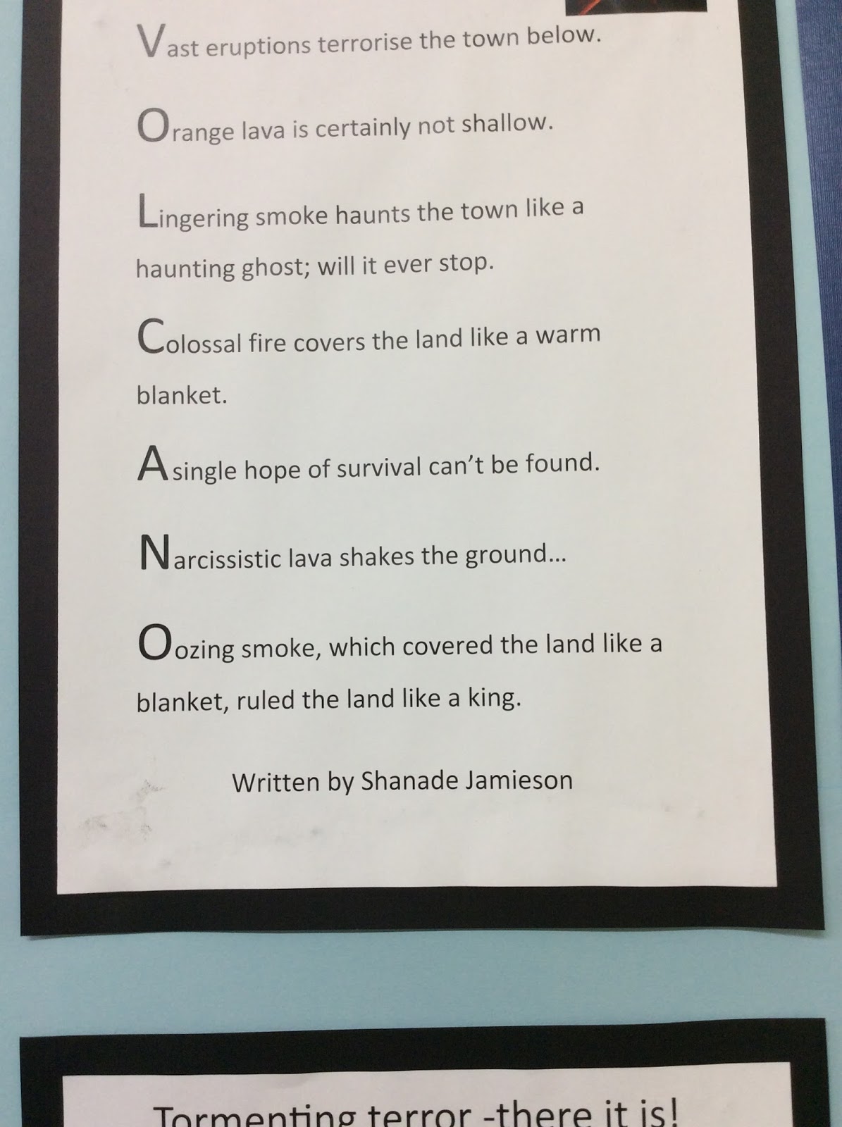 CPJA Year 6 Blog: Volcano Poetry