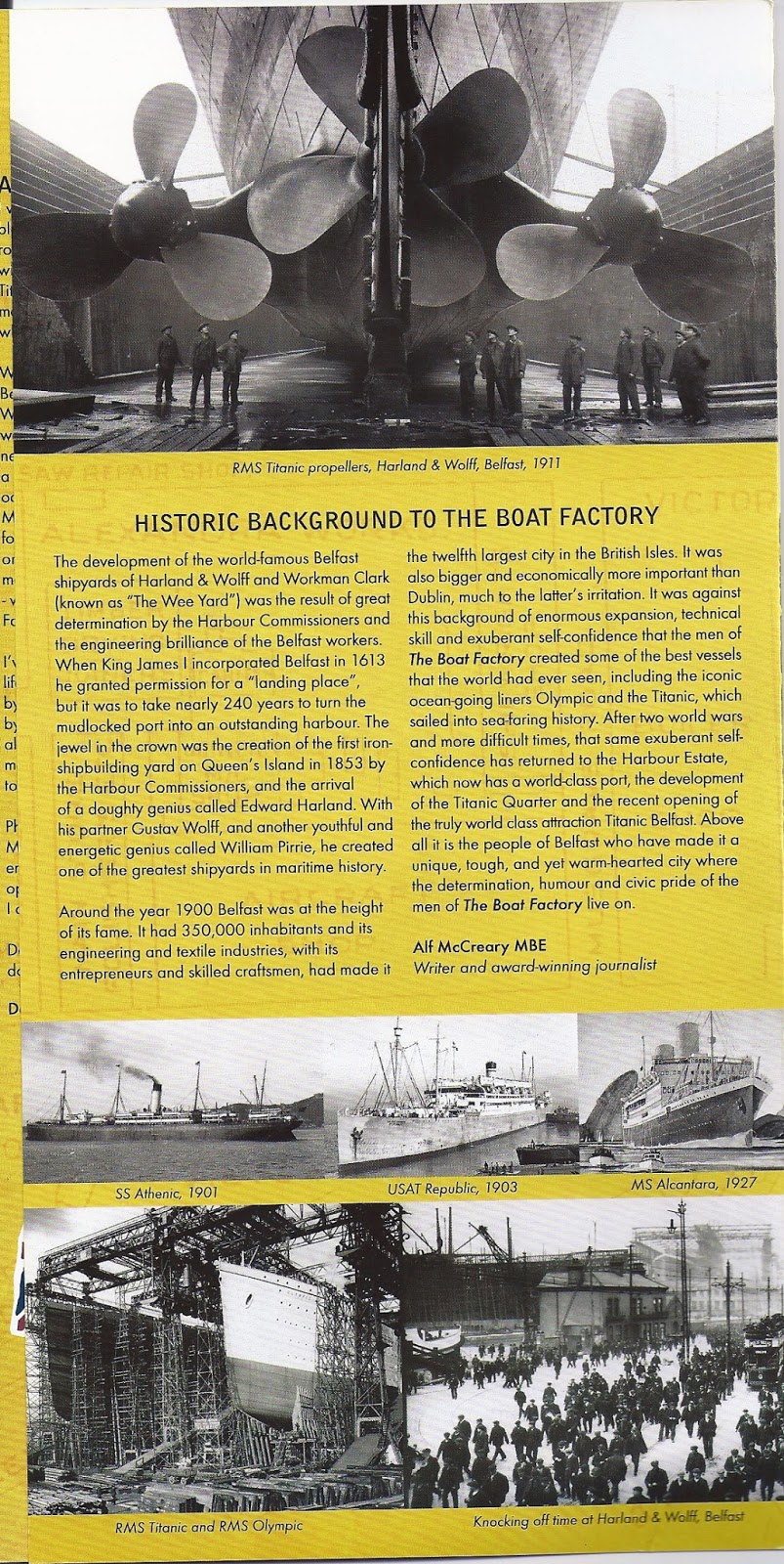 THEATRE'S LEITER SIDE: 41. Review of THE BOAT FACTORY (June 26, 2013)