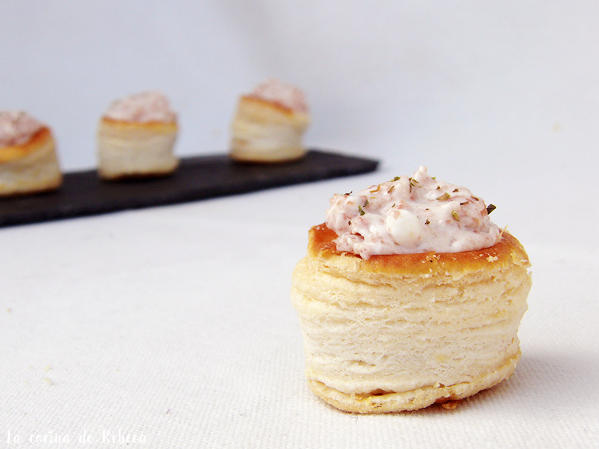 La cocina de Rebeca: Canapés de crema de jamón