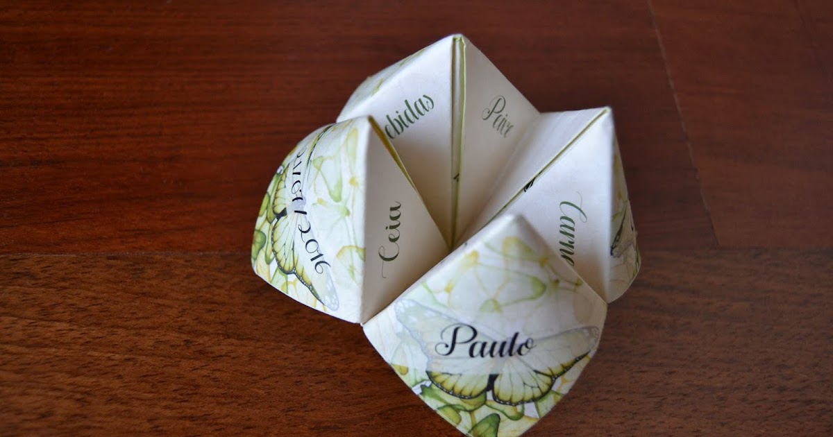 Paper Lover pt: Menus origami