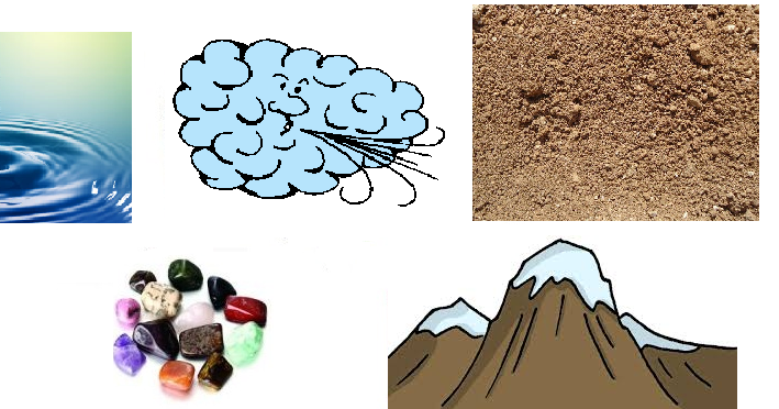 La naturaleza con niños: Los seres inertes naturales