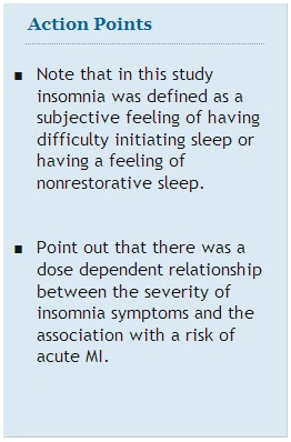 Sleep and Neurology: Insomnia.... Heart Attack
