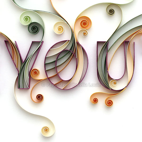 Welcome to Paper Zen ~ Cecelia Louie: Quilling Letters 101 - Part 7 ...