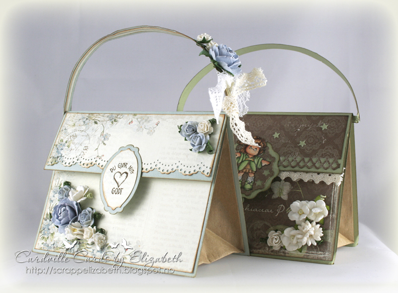 Cardville- Cards by Elizabeth: Paper bag purse- tutorial