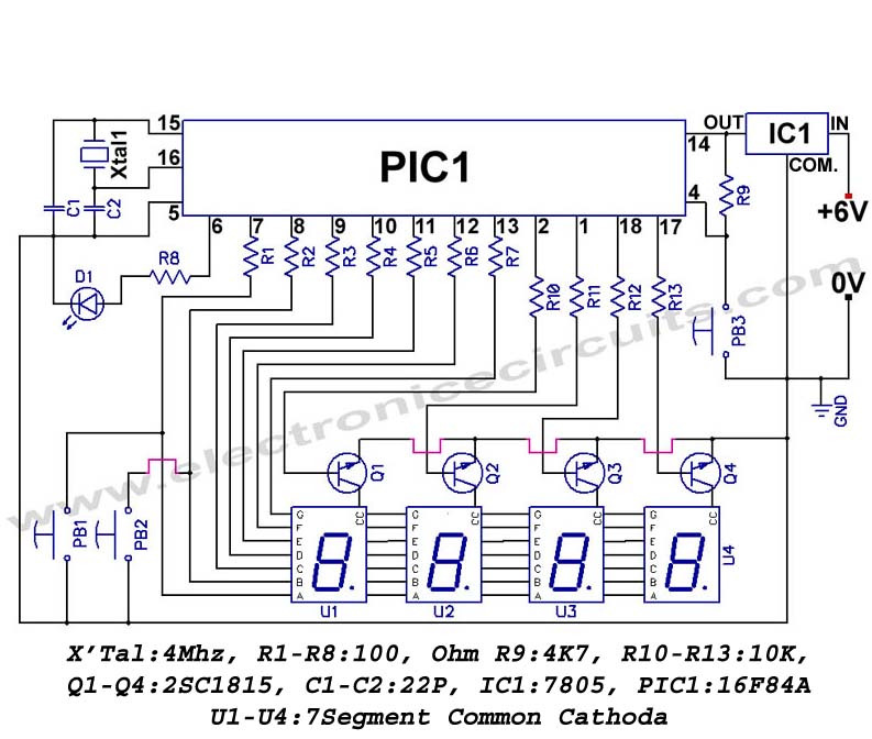 Skema Jam Digital 7 Segment | SyaifulDaffian Blog's