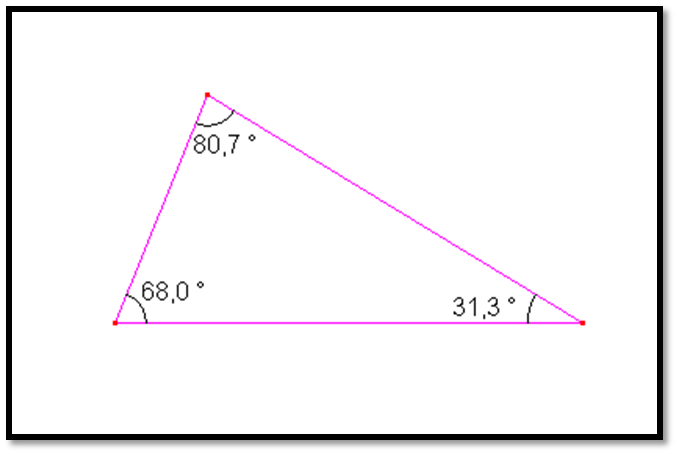 Trigonometría Tecnológica: 4.5 Triangulo Acutángulo