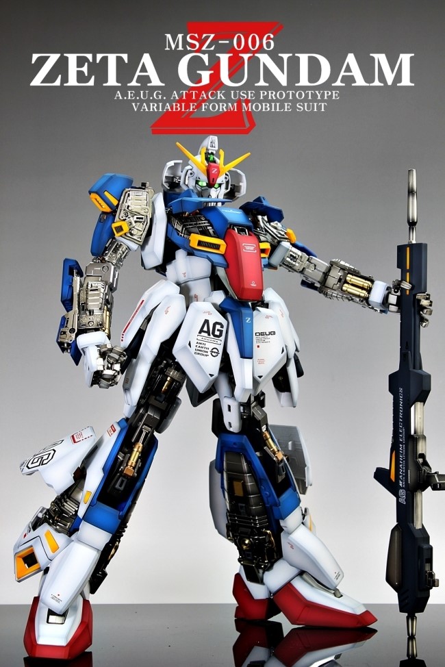 GUNDAM GUY: PG 1/60 MSZ-006 Zeta Gundam - Painted Build