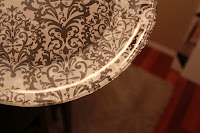 The Posh Pinner: Scrapbook Paper + Glass Plates