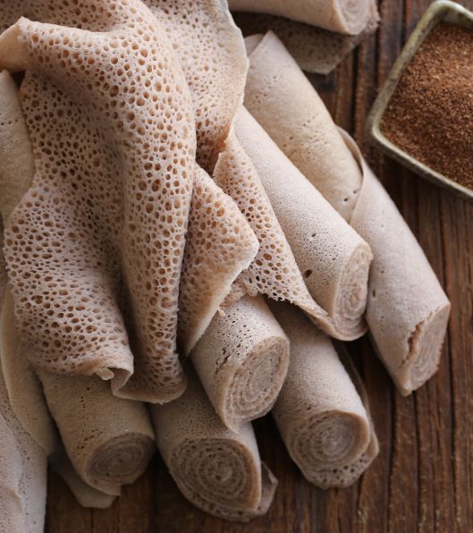 Farinha de TEFF - Injera, o pão etíope!