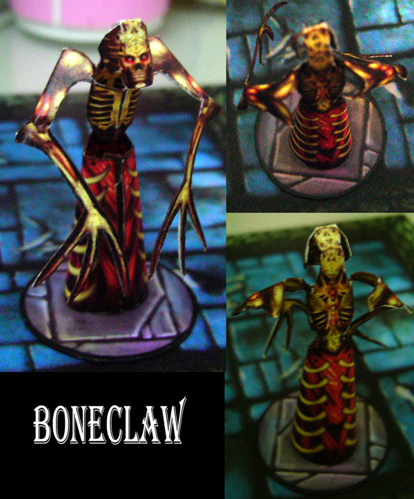 Fantasy Paper Miniature Models: More 2.5d minis - werebat, tengu ...