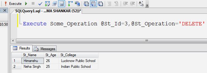 How To Perform Some Dml Commands With Single Stored Procedure In Sql Server Mynet Tutorials