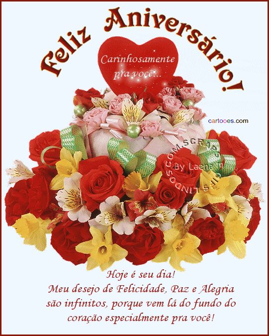 MENSAGEM DE ANIVERSÁRIO - FELIZ ANIVERSÁRIO - Feliz Aniversário
