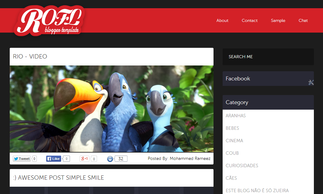 Rofl Meme Blogger Template ~ Magazine SEO