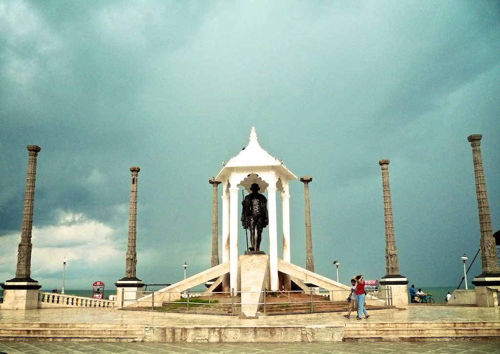 Pondicherry Tourism: Mahatma Gandhi Statue, Puducherry