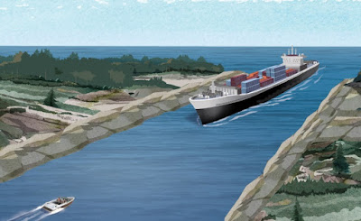 A vessel is following a range to keep herself within a narrow channel ...