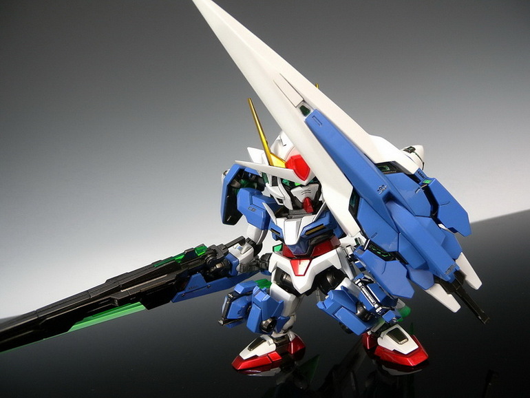 SD GN-0000/7S 00 Gundam Seven Sword Custom Build
