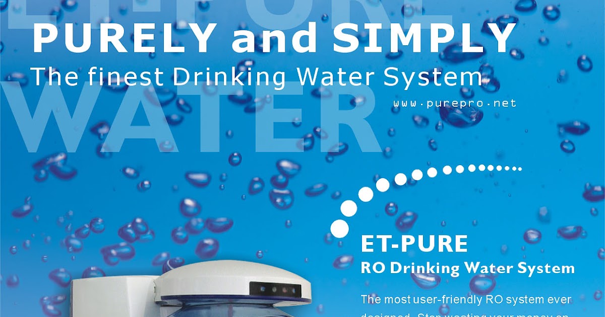 PurePro® ET-PURE Reverse Osmosis Water Filter System