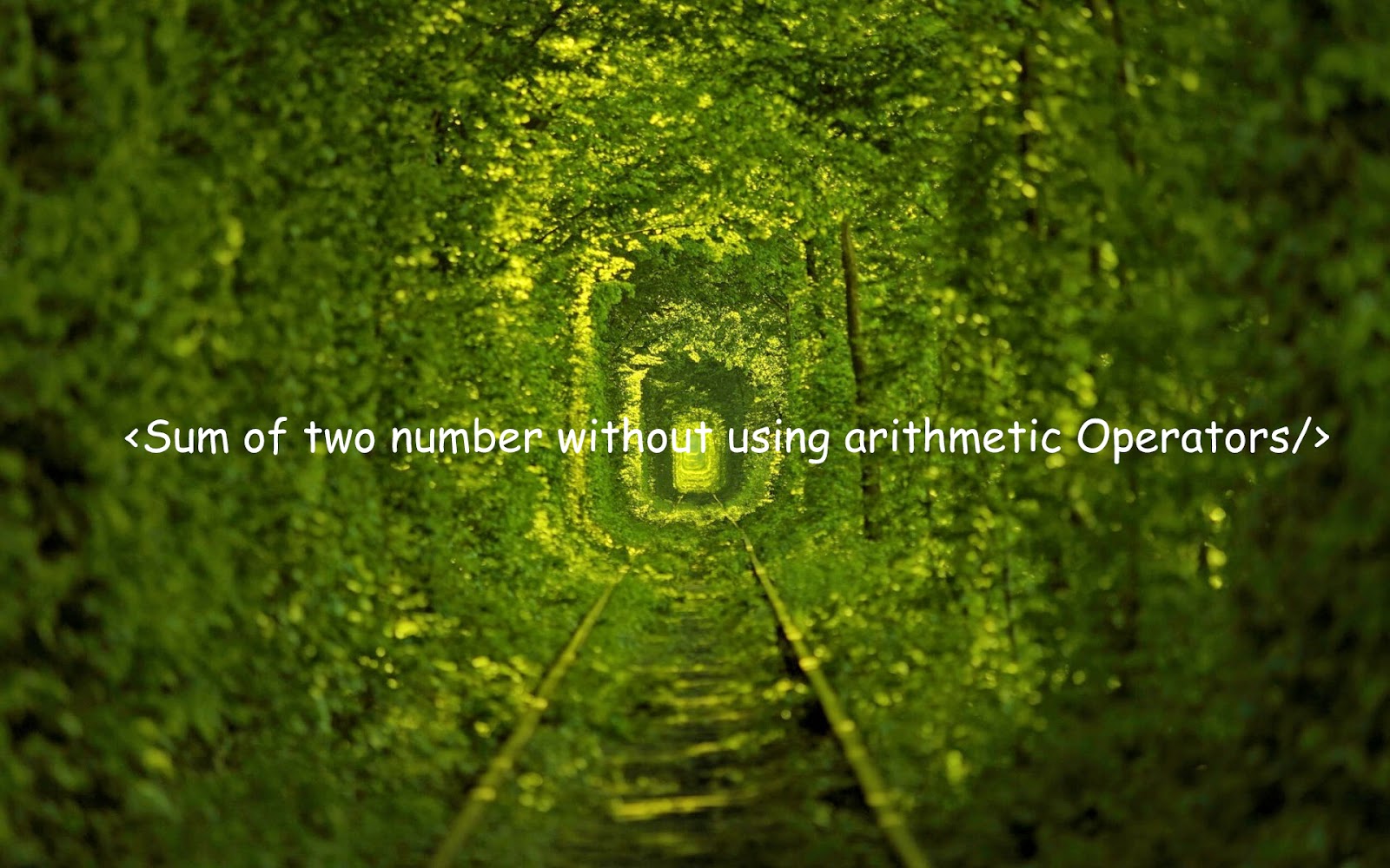 C Program To Add Two Numbers Without Using Arithmetic Operators c-program-to-add-two-numbers-without-using-arithmetic-operators