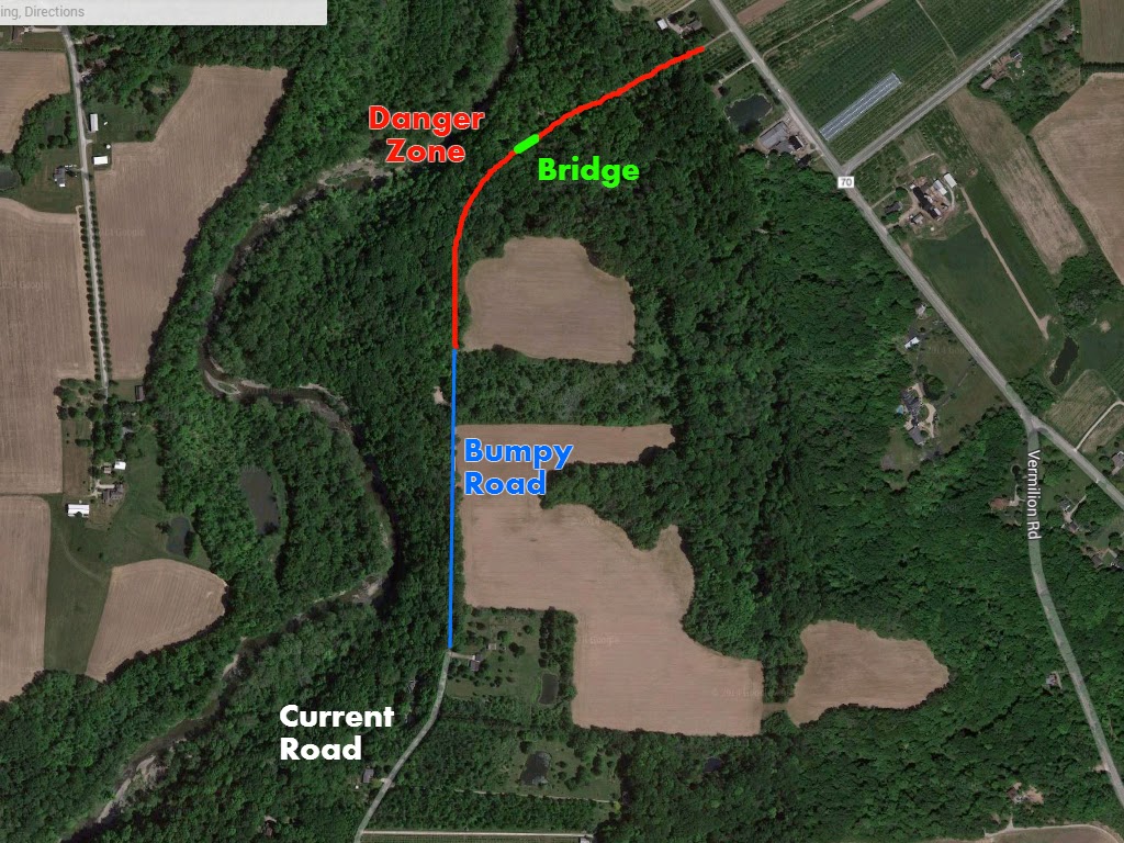 Lorain County Life: [BIKE] The Old Peasley Road Bridge
